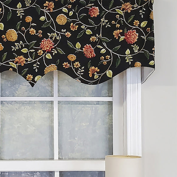RLF Home Modern Design Classic Nightfall Regal Style Window Valance 50 ...